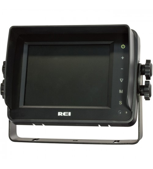 Waterproof Backup Camera Monitor REI 5in. Diag. Color Screen