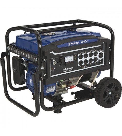 Powerhorse Portable Generator 4000 Surge Watts, 3100 Rated Watts ...